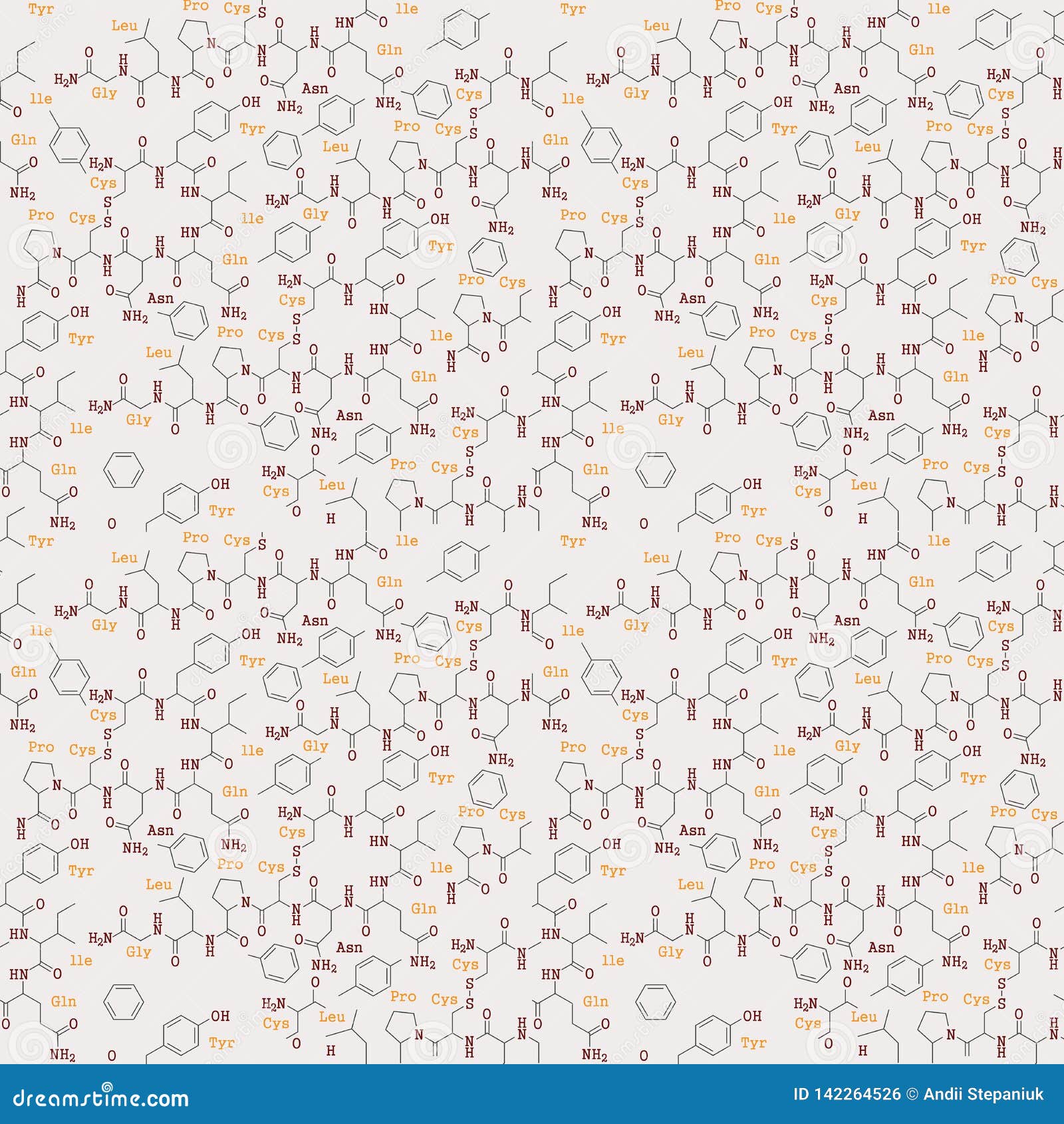 Biochemistry Background Concept With High Tech Dna Molecule Royalty ...