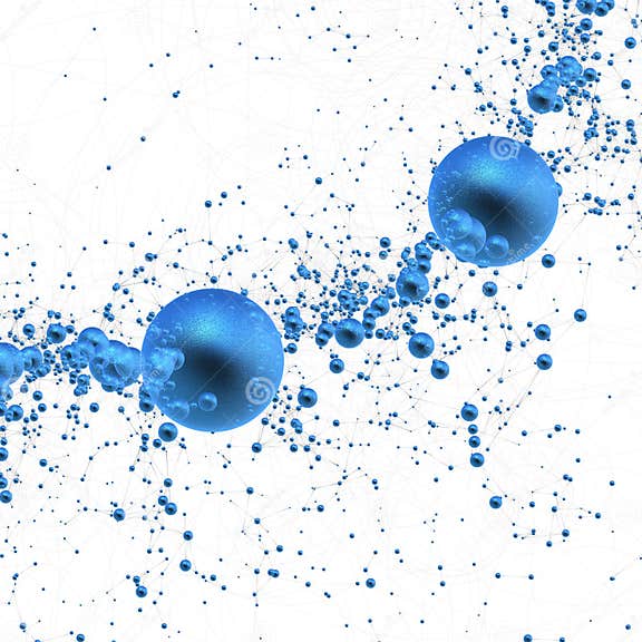 Molecular Clusters Technology Structure Stock Illustration ...
