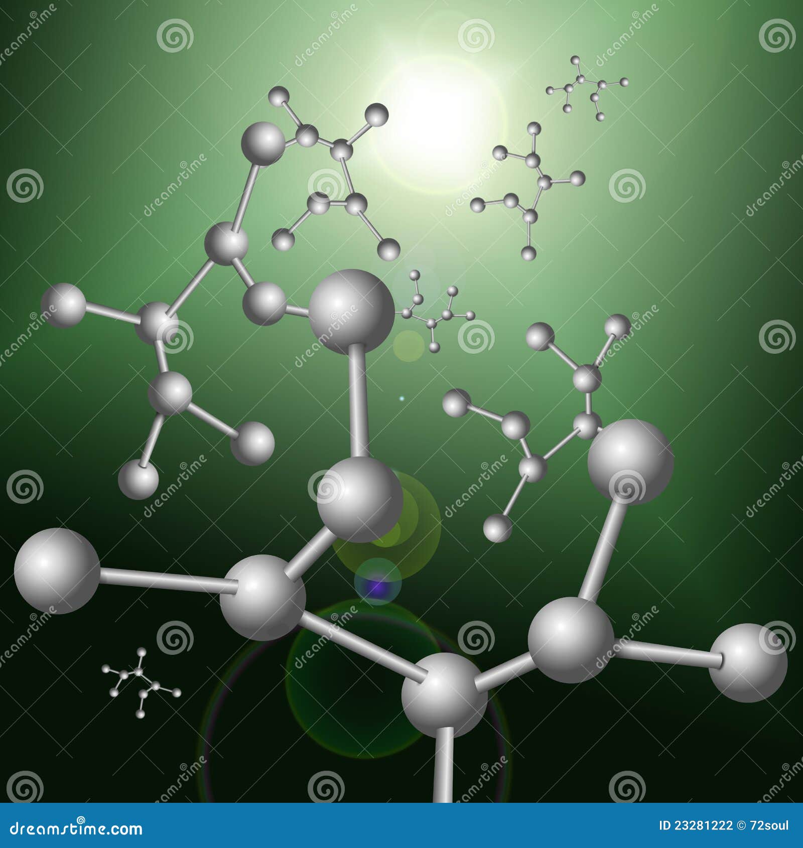 Molecular concept. stock illustration. Illustration of construction ...