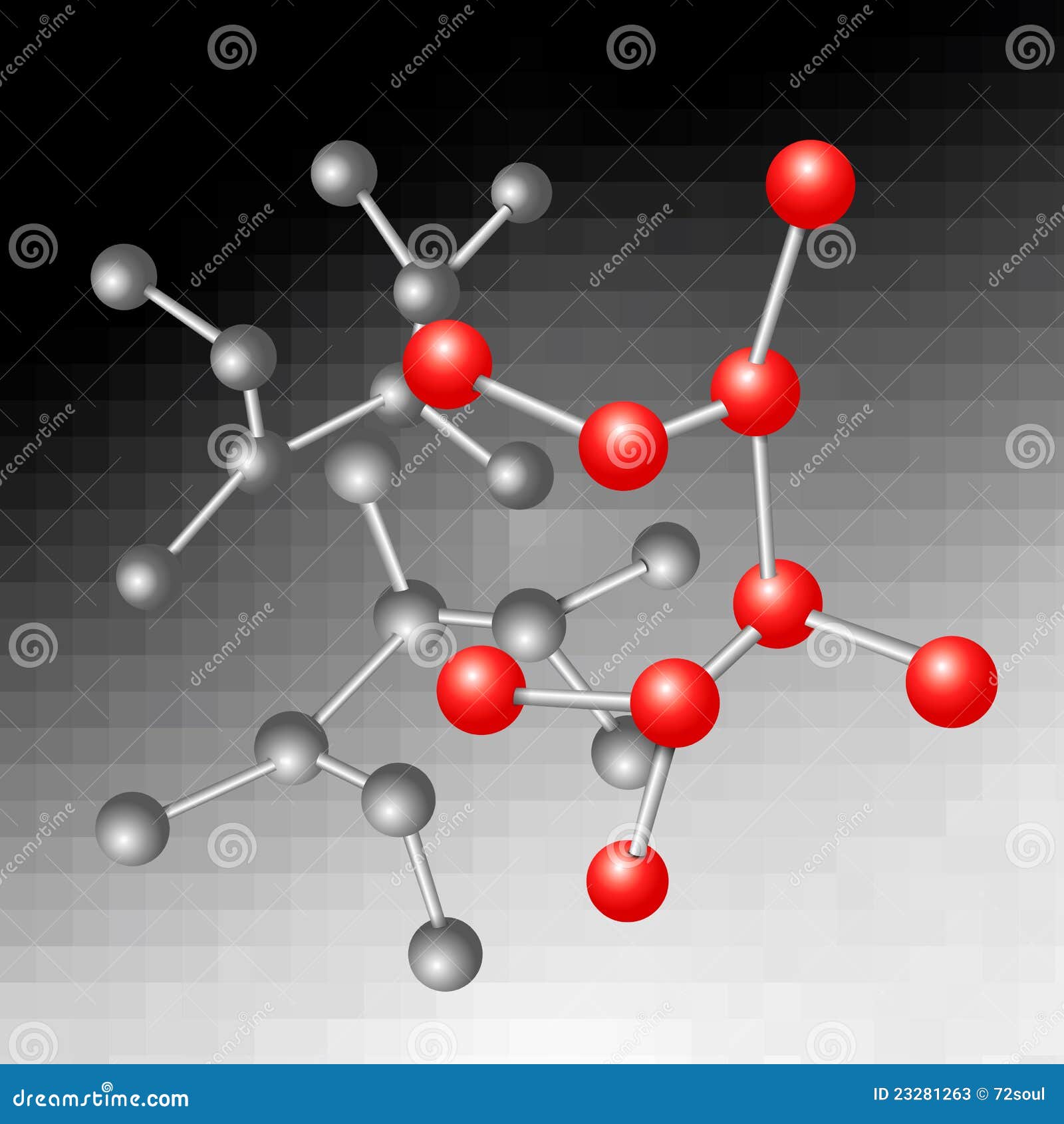 Molecular concept. stock illustration. Illustration of chain - 23281263