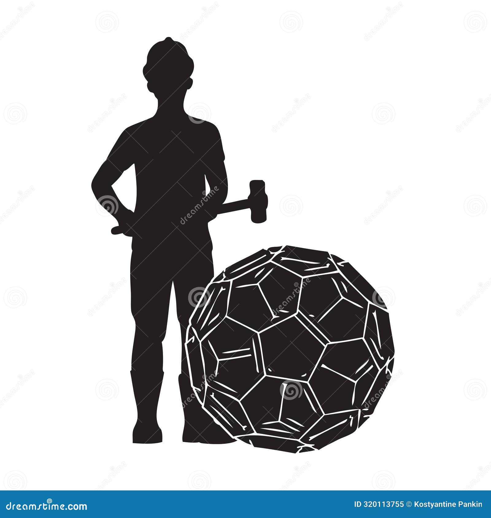 Molecular Crystal C60 - Fullerite Stock Vector - Illustration of ...