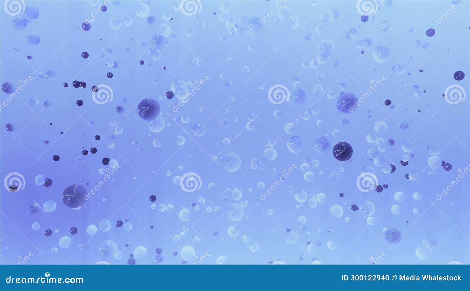 Molecular 3d Balls Rotate in Liquid. Motion. 3D Molecules Move in Flow ...