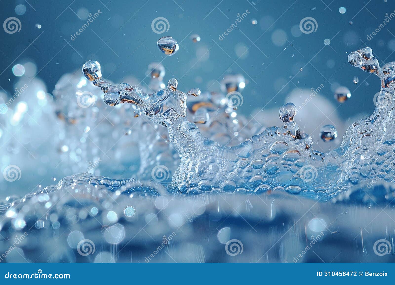 The Molecular Dance of Water Turning To Ice Stock Photo - Image of fuse ...