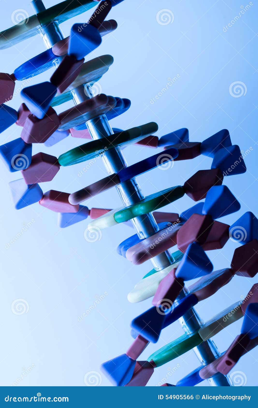 Molecular, DNA and Atom Model in Science Research Lab Stock Photo ...