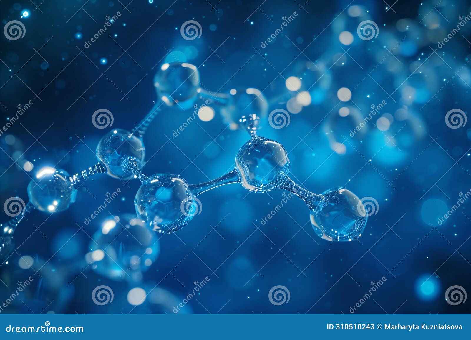 Molecular DNA Structure Abstract Background. Molecule Model, Chemical ...