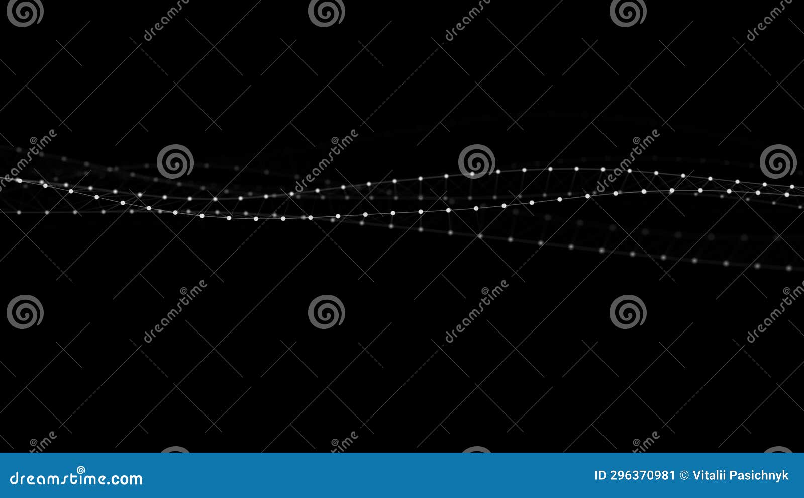 Molecular DNA Structure. Wave Flow of Nucleotides. Memory Saving ...