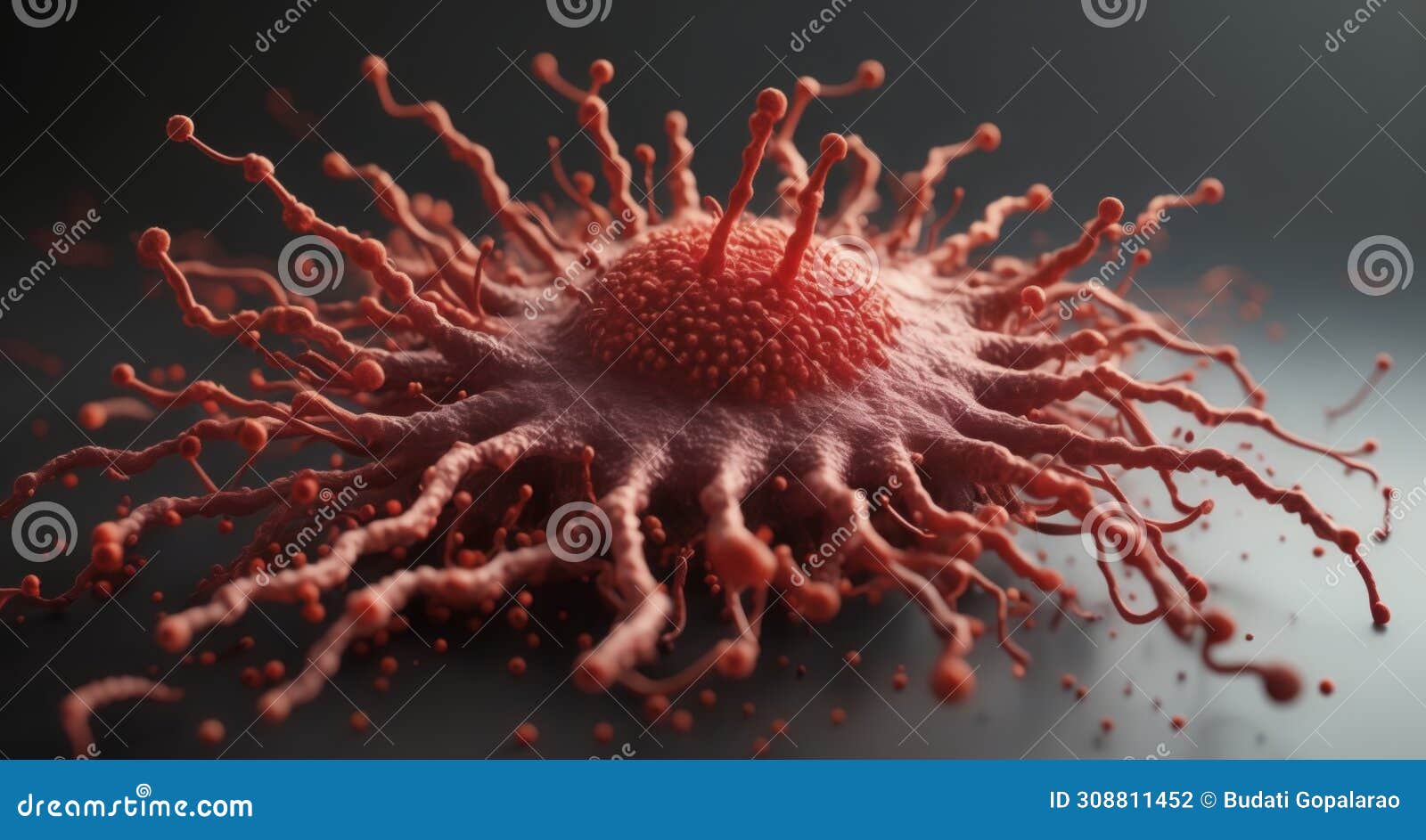 Molecular Explosion - a Microscopic View of a Cell S Life Force Stock ...