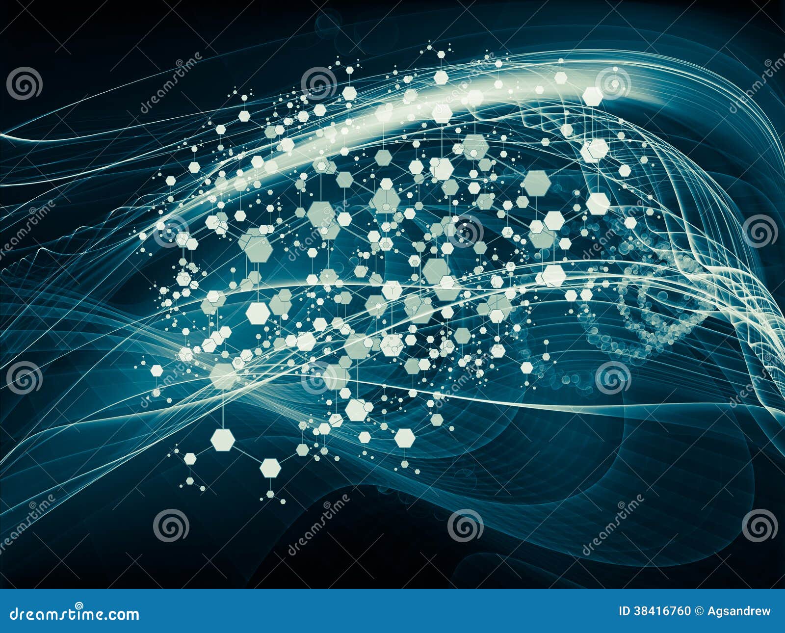 Molecular Life stock illustration. Illustration of abstract - 38416760