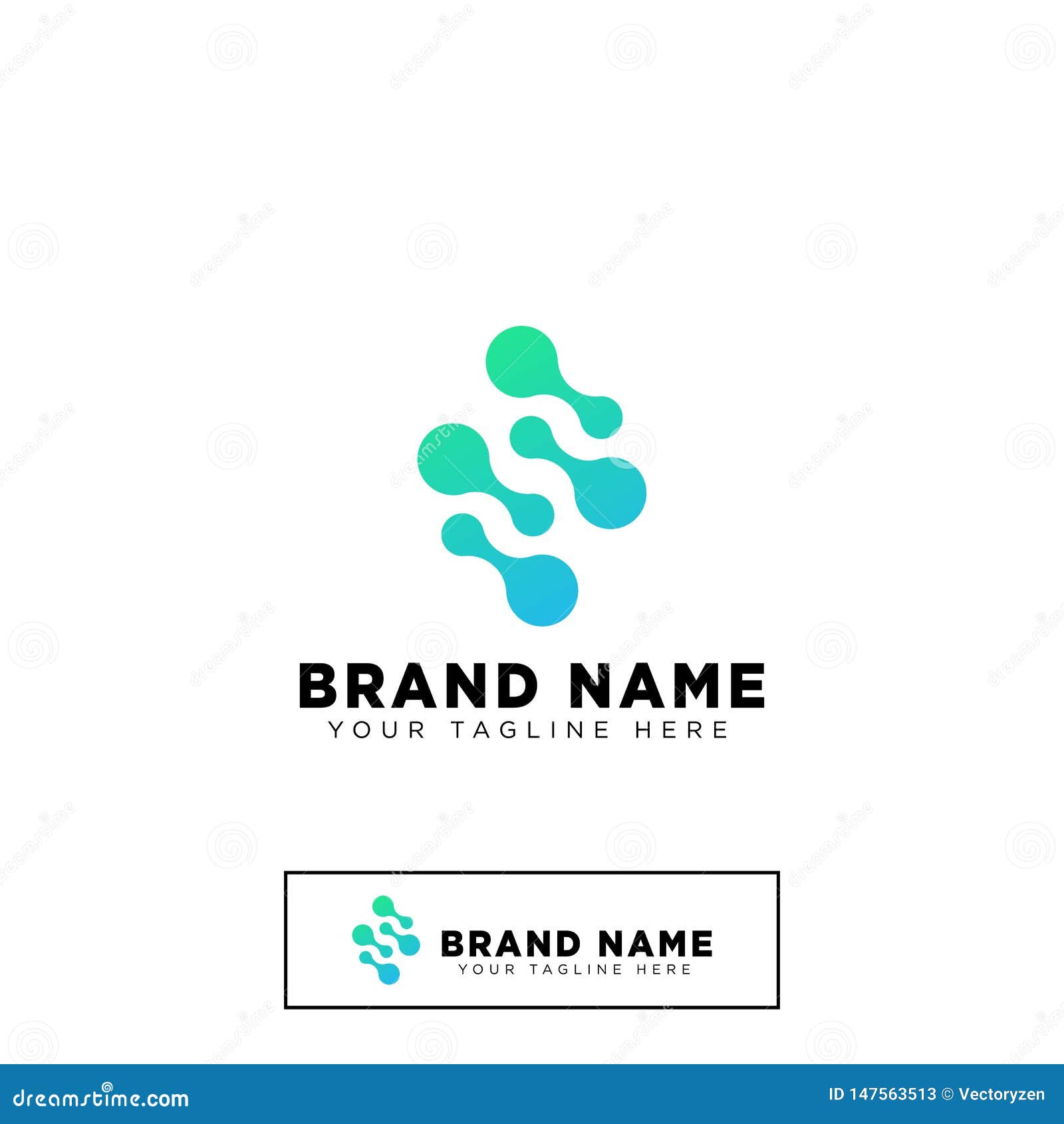 Molecular Logo Design Template Vector Illustration Icon Element Stock ...