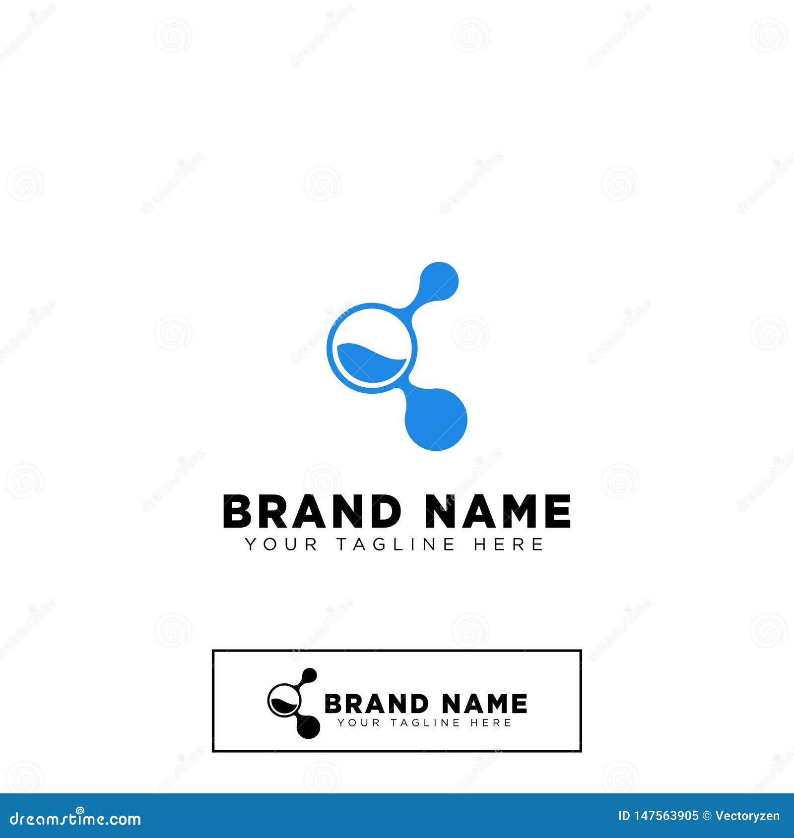Molecular Logo Design Template Vector Illustration Icon Element Stock ...