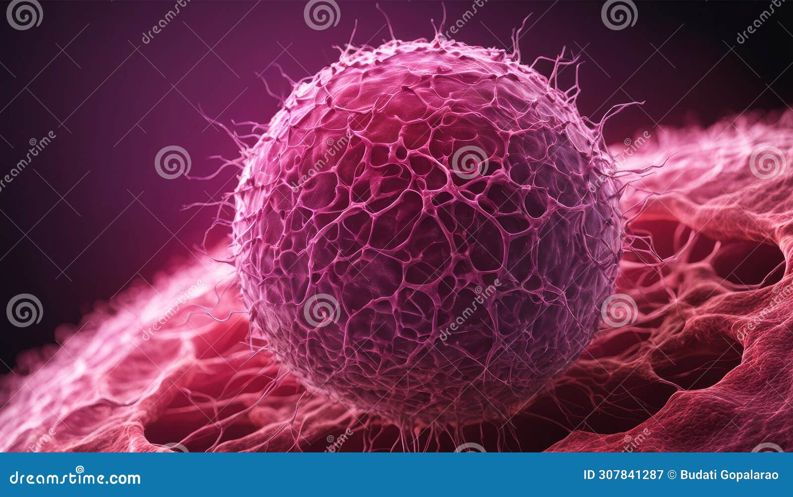 Molecular Marvel - a Close-up View of a Cell Membrane Stock ...
