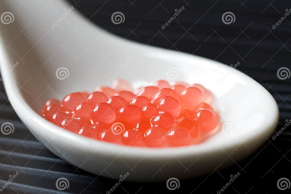Molecular Melon Caviar Balls Stock Photo - Image of round, drops: 32837120