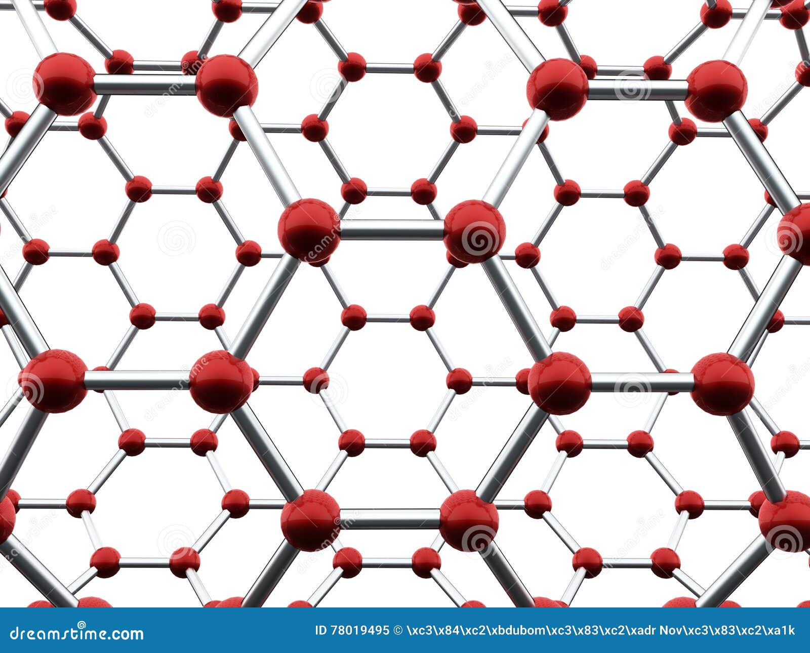 Molecular Mesh Structure Rendered Stock Illustration - Illustration of ...