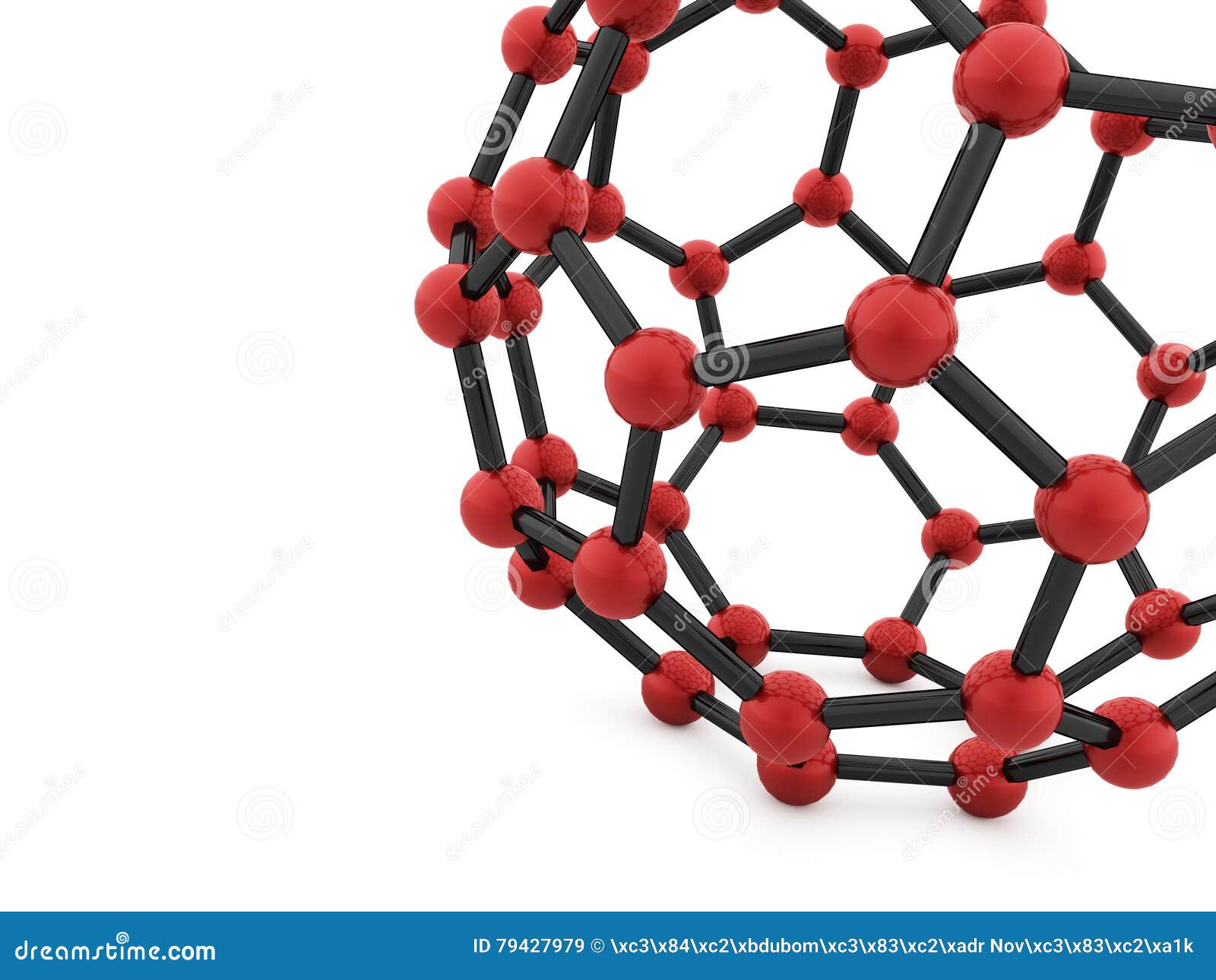 Molecular Mesh Structure Rendered Stock Illustration - Illustration of ...