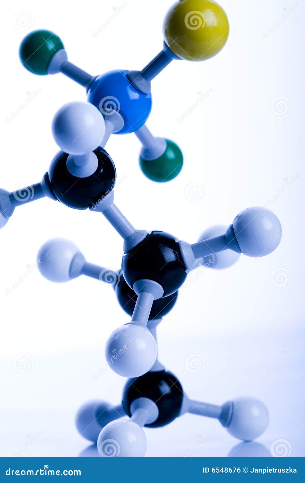 Molecular Model - atom stock photo. Image of organic, molecular - 6548676