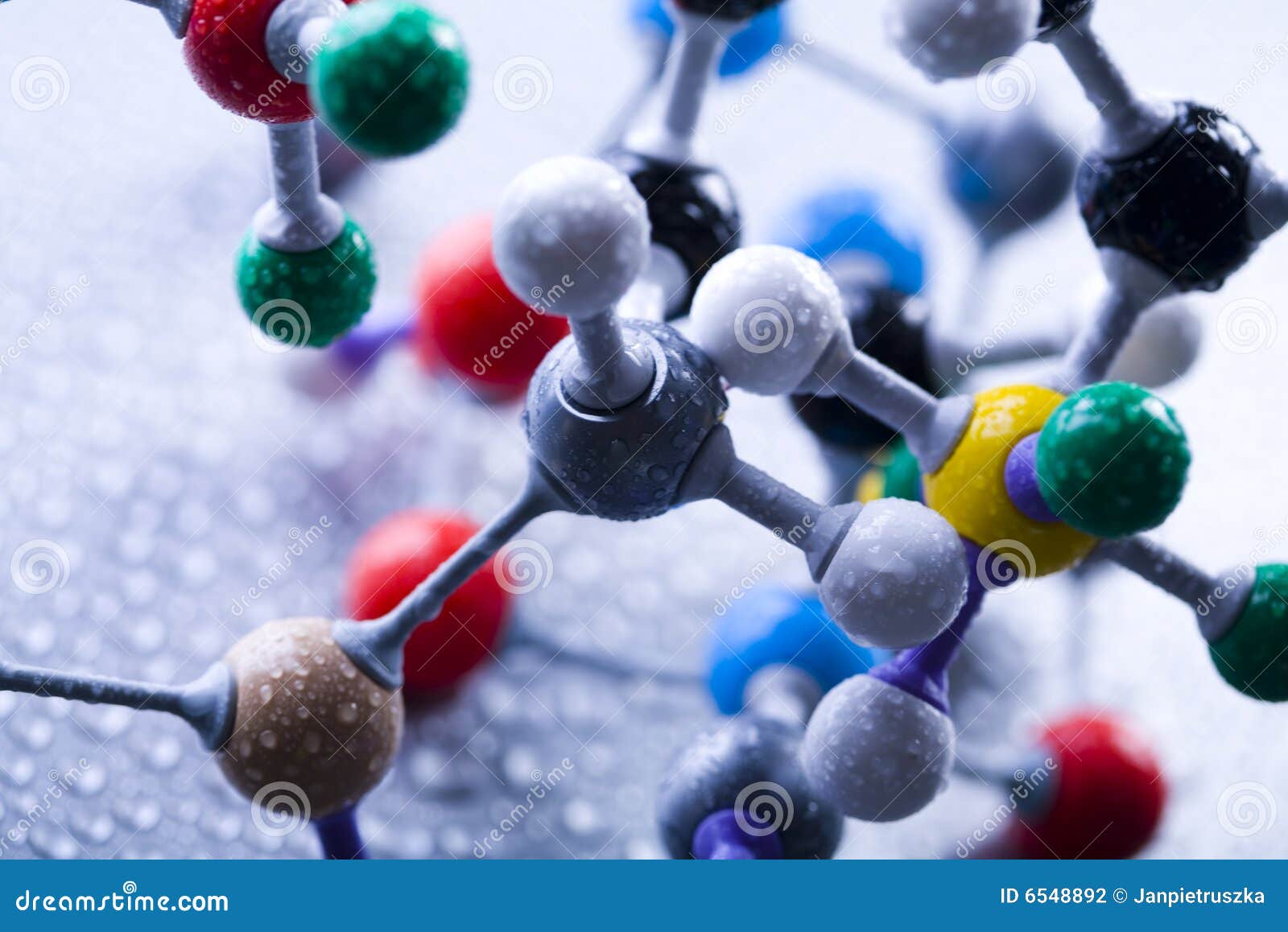 Molecular Model - atom stock photo. Image of frame, nitrogen - 6548892
