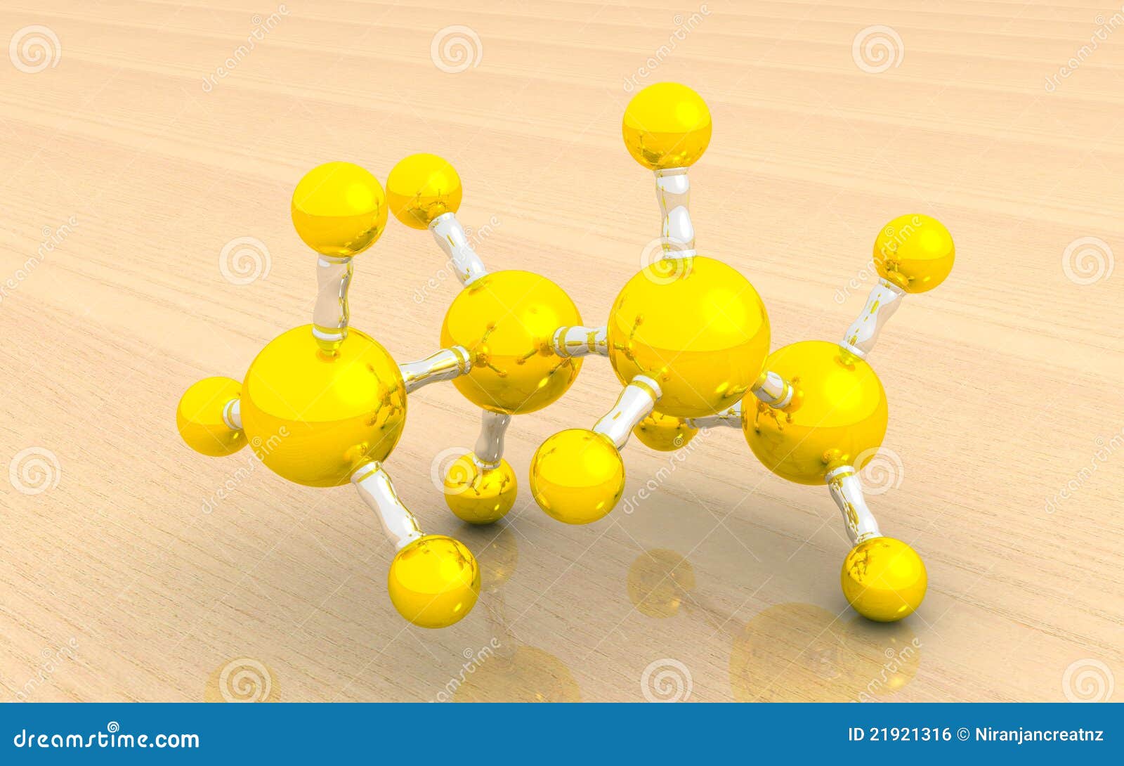 Molecular model of butane stock illustration. Illustration of methane ...