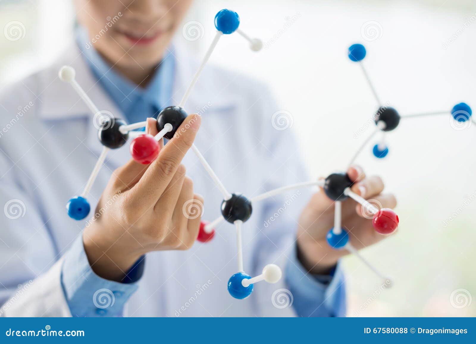 Molecular model stock photo. Image of physics, analyzing - 67580088