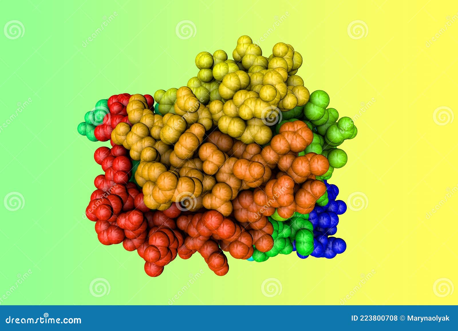 Anaplastic Lymphoma Kinase (ALK, Tyrosine Kinase Domain) Protein. Shown ...