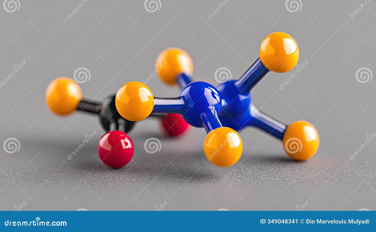 Molecular Model Science Chemistry Education Stock Image - Image of ...