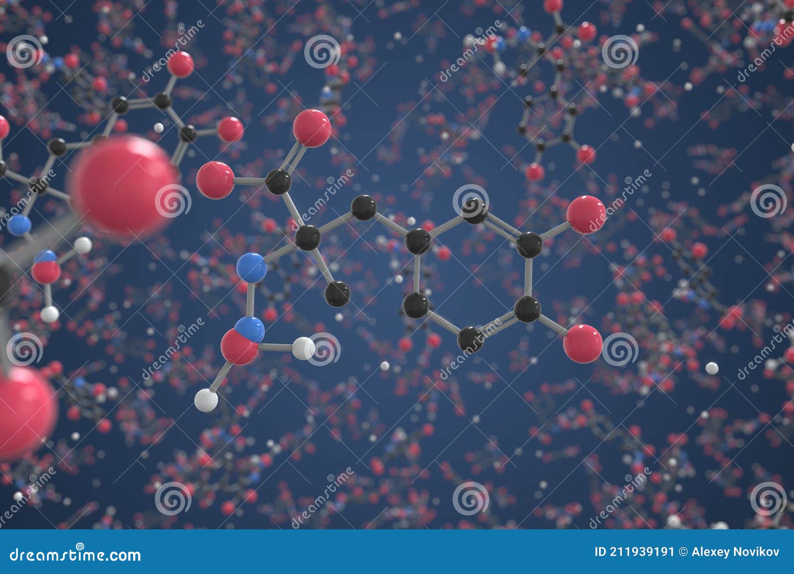 Carbidopa Molecule, Lodosyn Molecular Structure, Isolated 3d Model Van ...