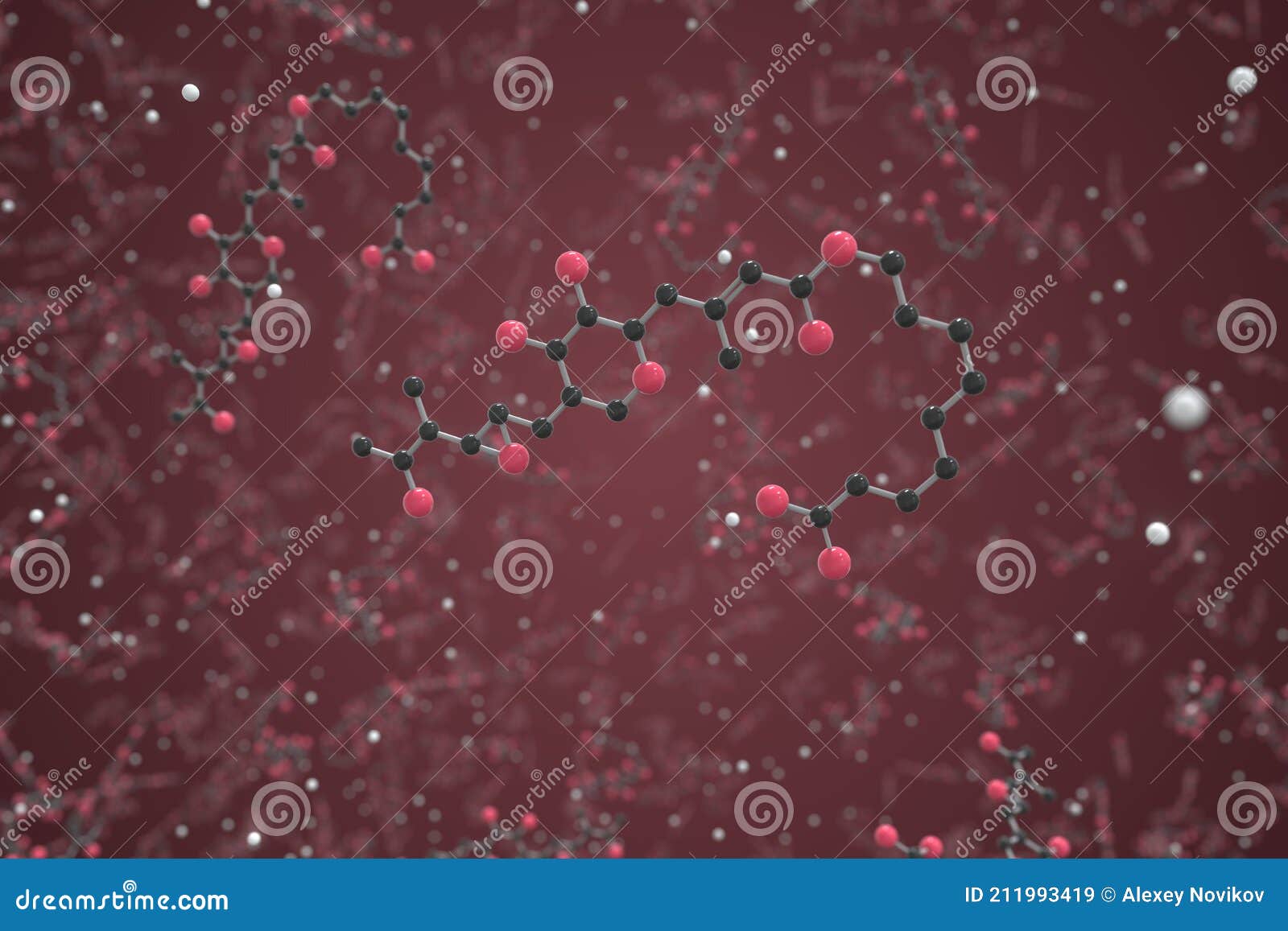 Mupirocin Molecular Structure, 3d Model Molecule, Antibacterials ...