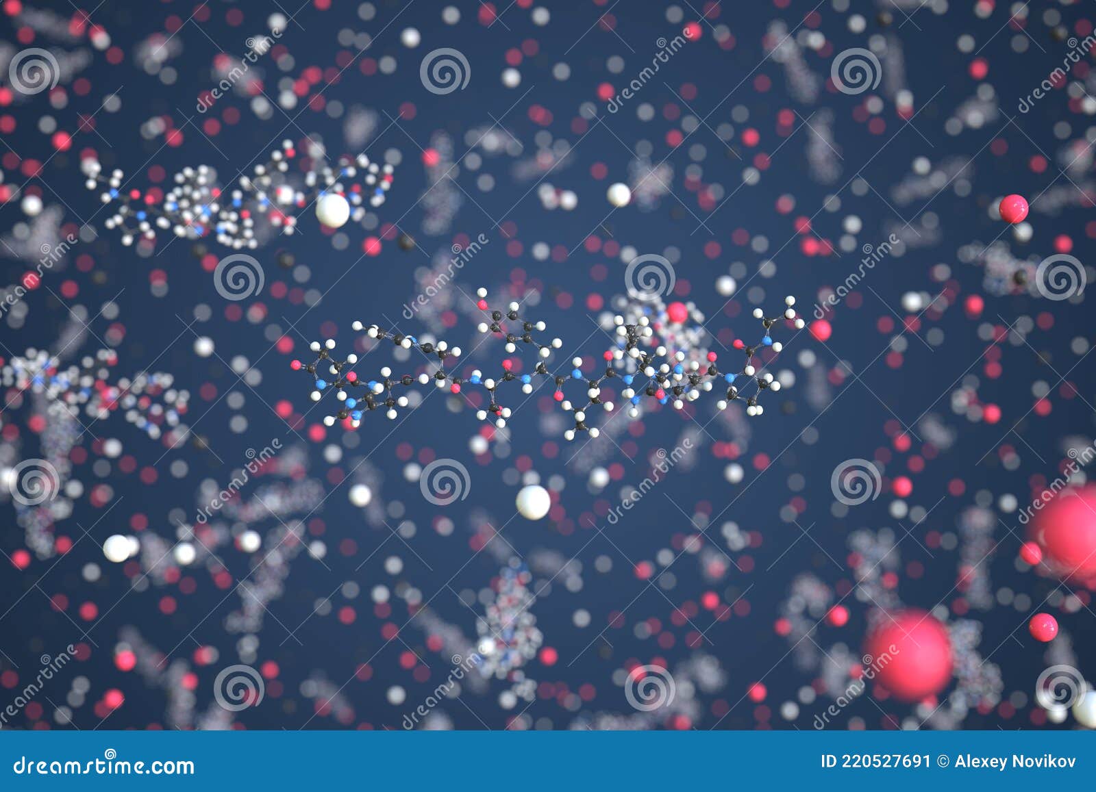 Leuprorelin Molecule, Molecular Structure, Leuprolide, Ball And Stick ...