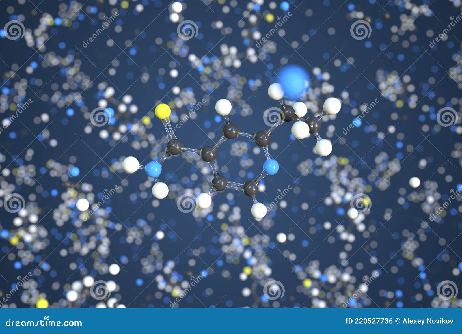 Ethionamide Molecular Structure 3d, Flat Model, Antituberculosis Agents ...