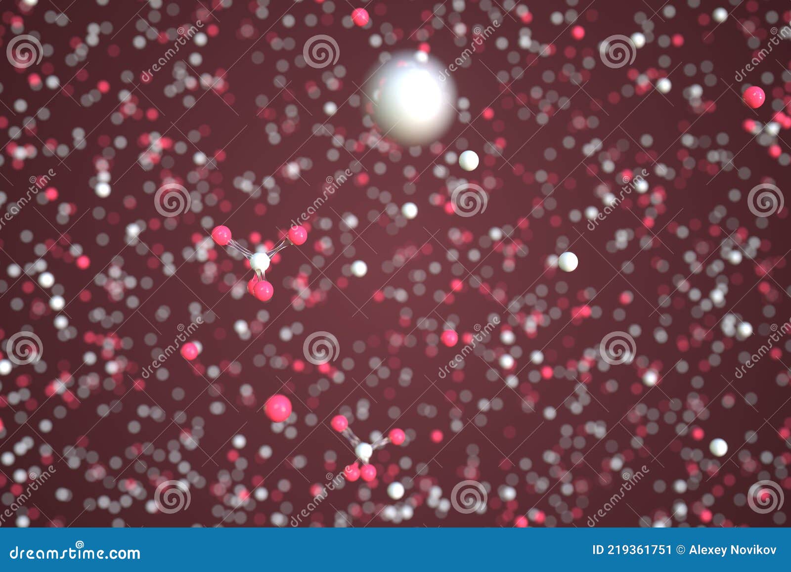 Potassium Permanganate Molecule. Conceptual Molecular Model. Chemical ...