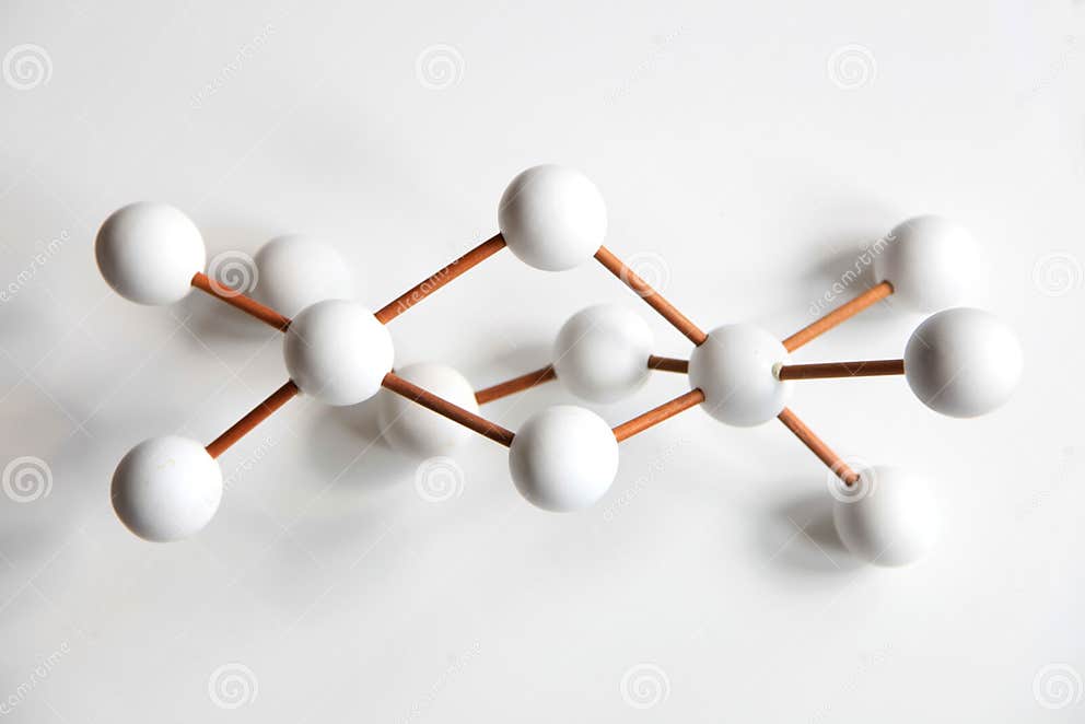 Molecular model stock illustration. Illustration of laboratory - 49482049