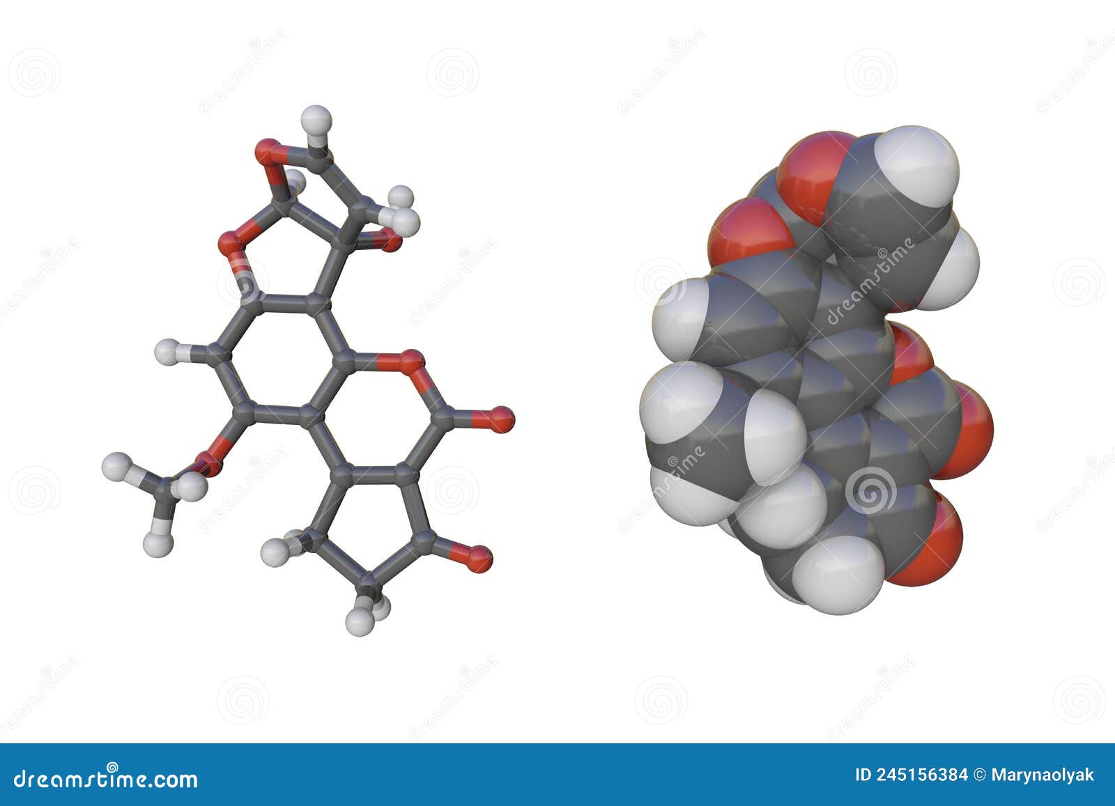 Aflatoxin B1 Molecular Structure, 3d Model Molecule, Aflatoxin ...