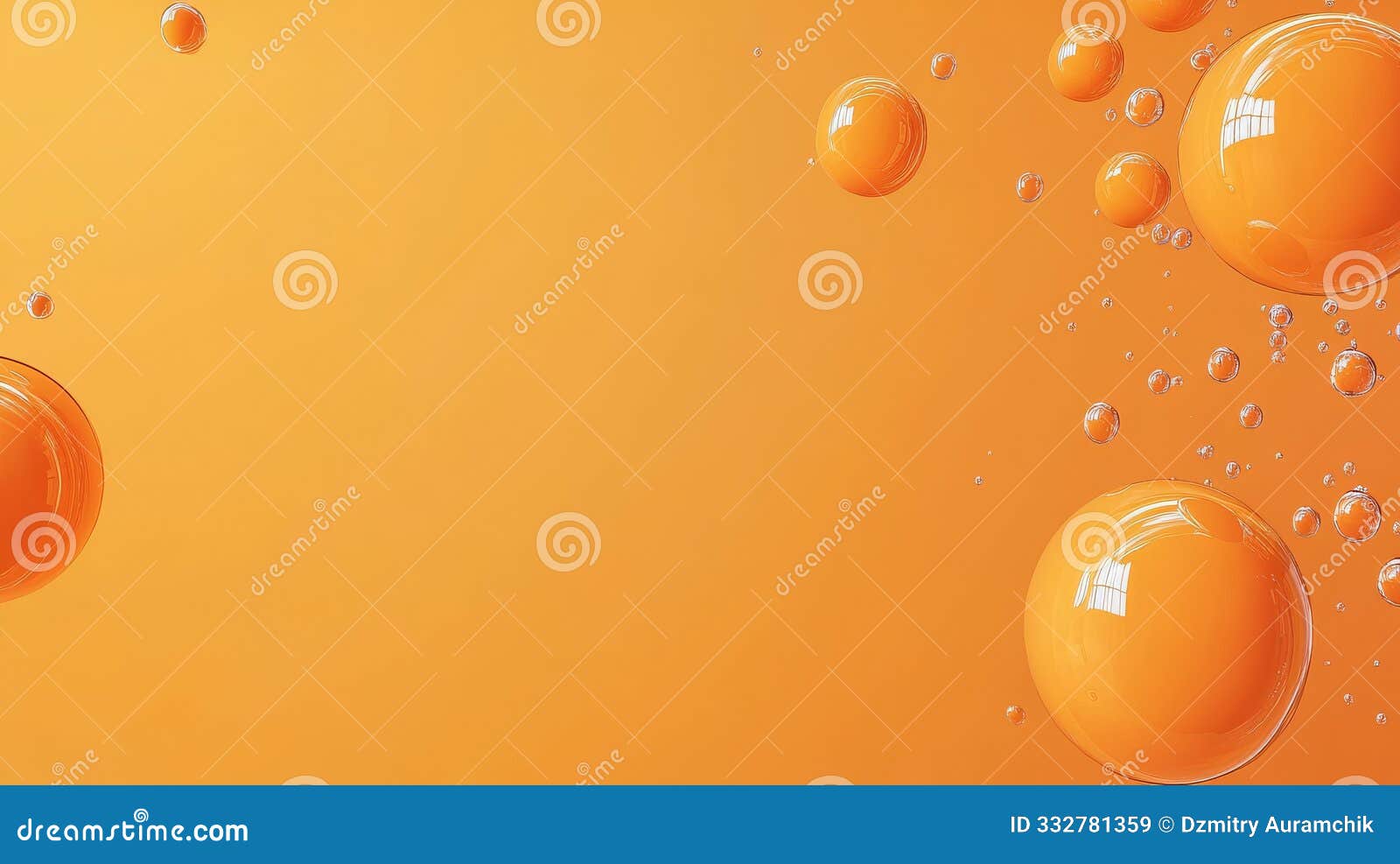 Molecular Molecules Swirl on a Background of Orange, Representing a ...