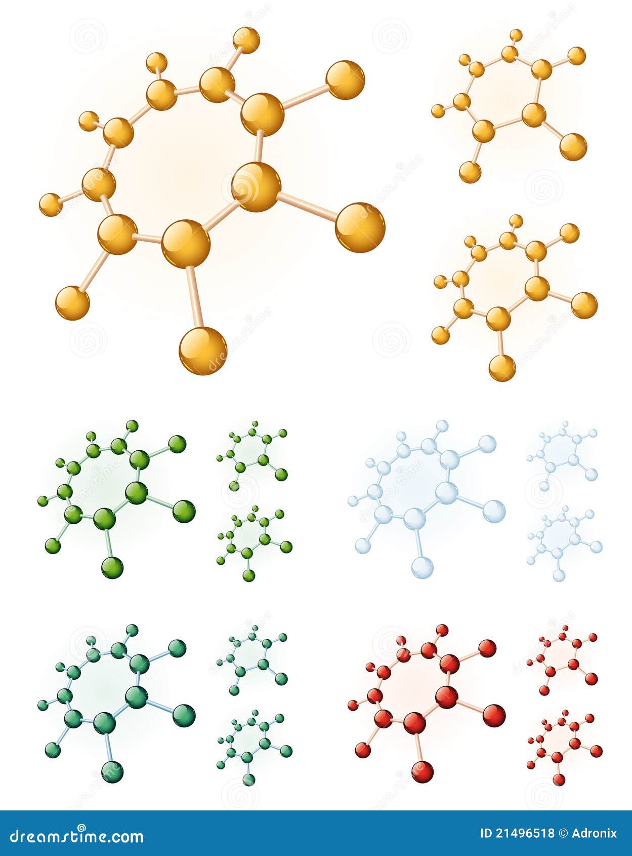 Molecular octagon stock vector. Illustration of transparent - 21496518