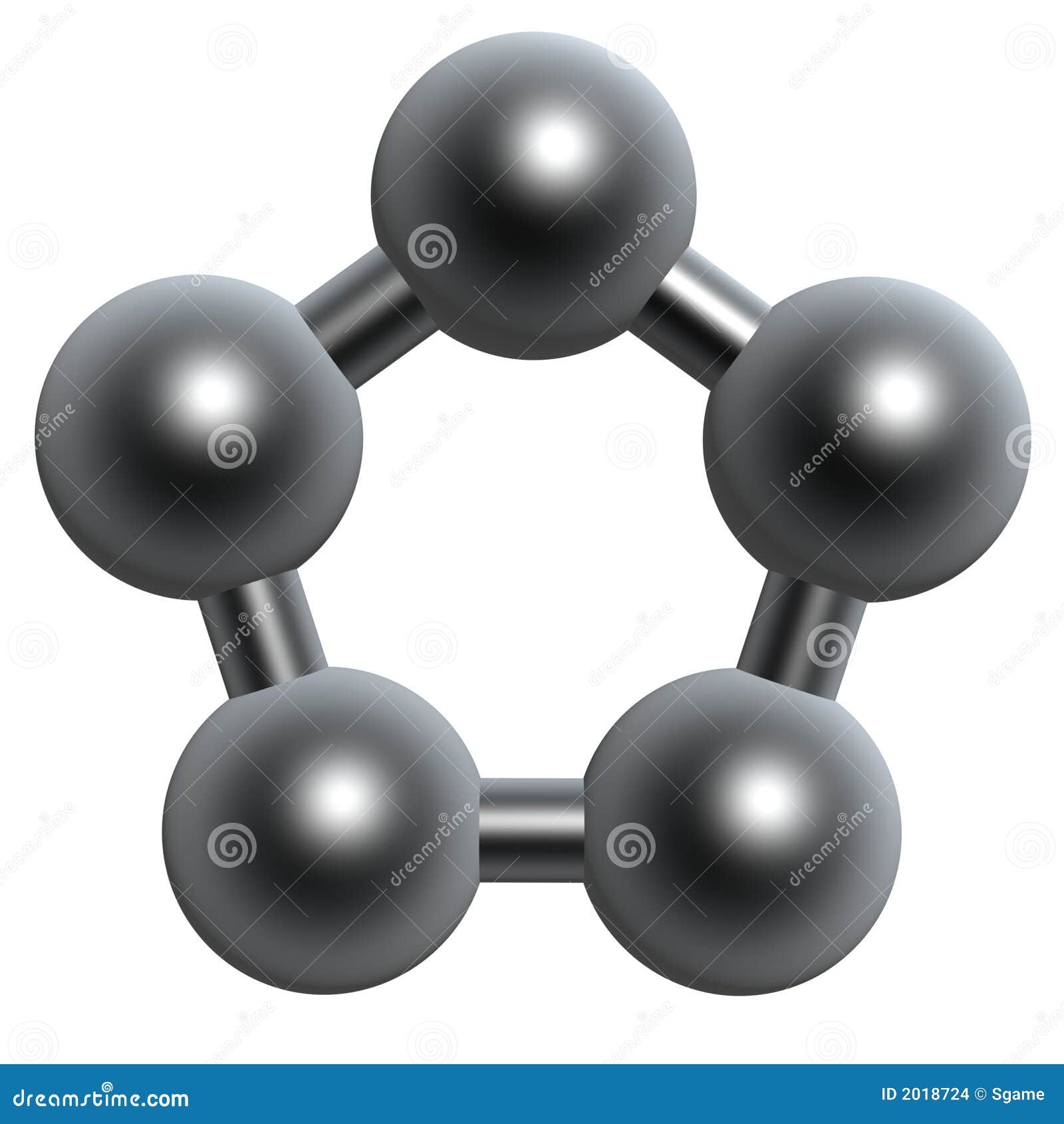Molecular pentagon stock illustration. Illustration of molecular - 2018724