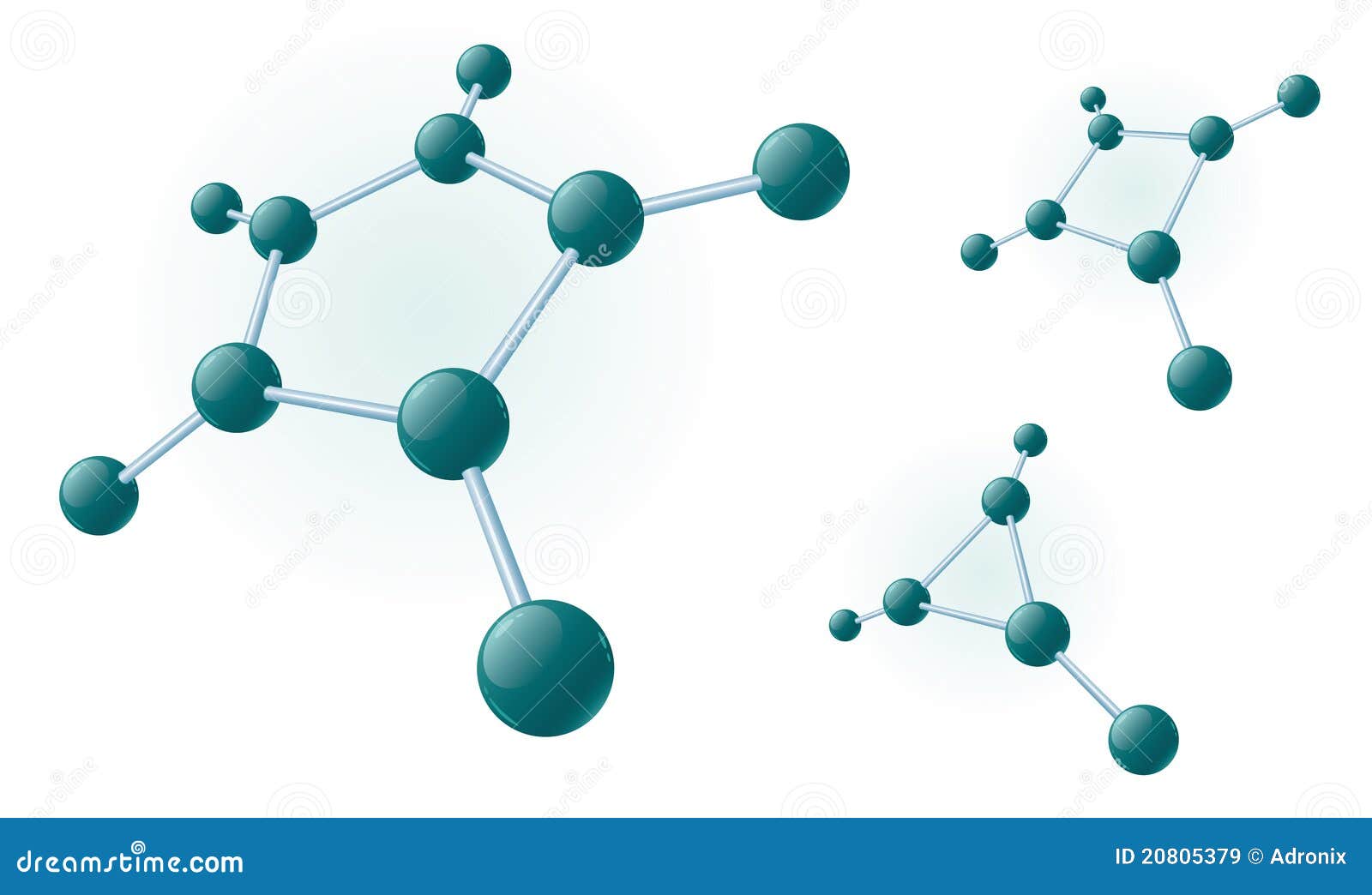 Molecular pentagon stock vector. Illustration of square - 20805379