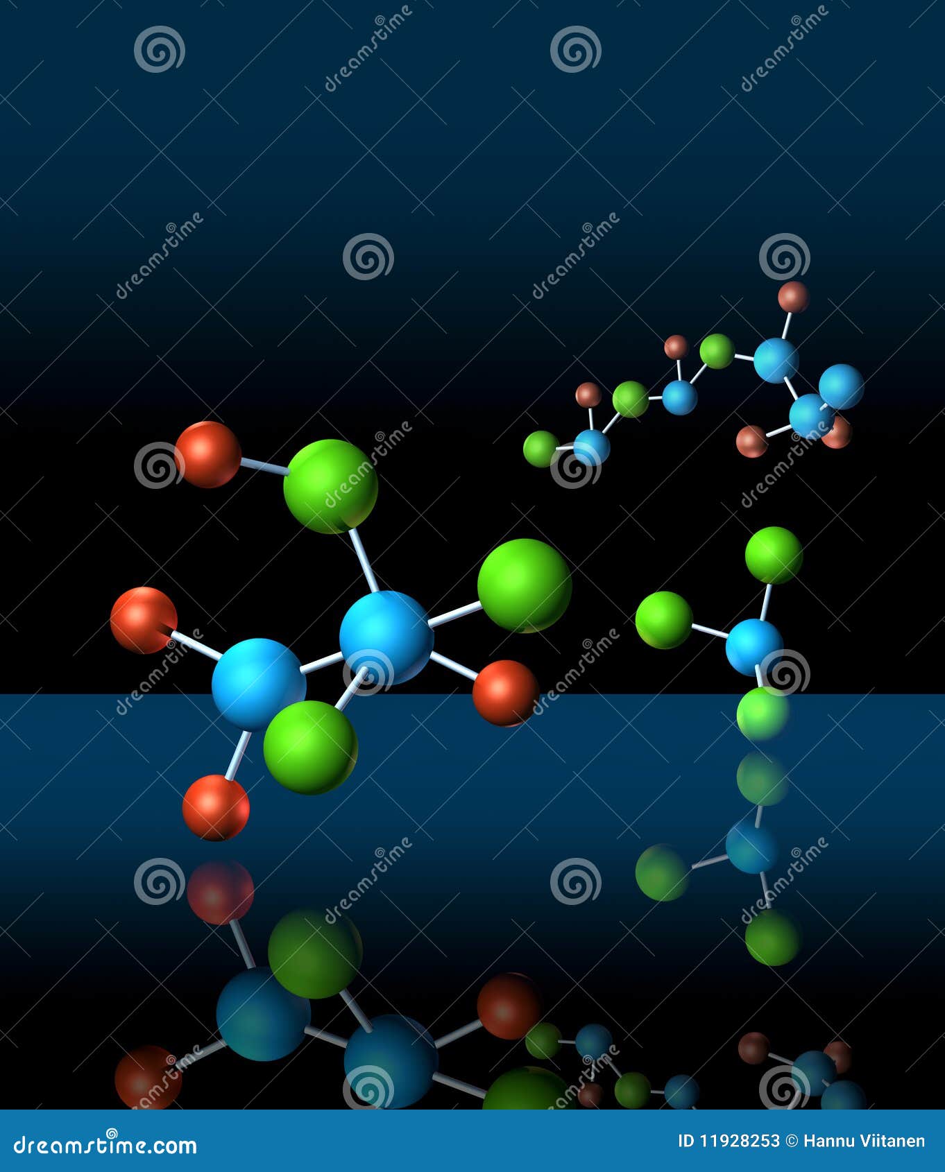 Molecular Science Background Stock Illustration - Illustration of model ...