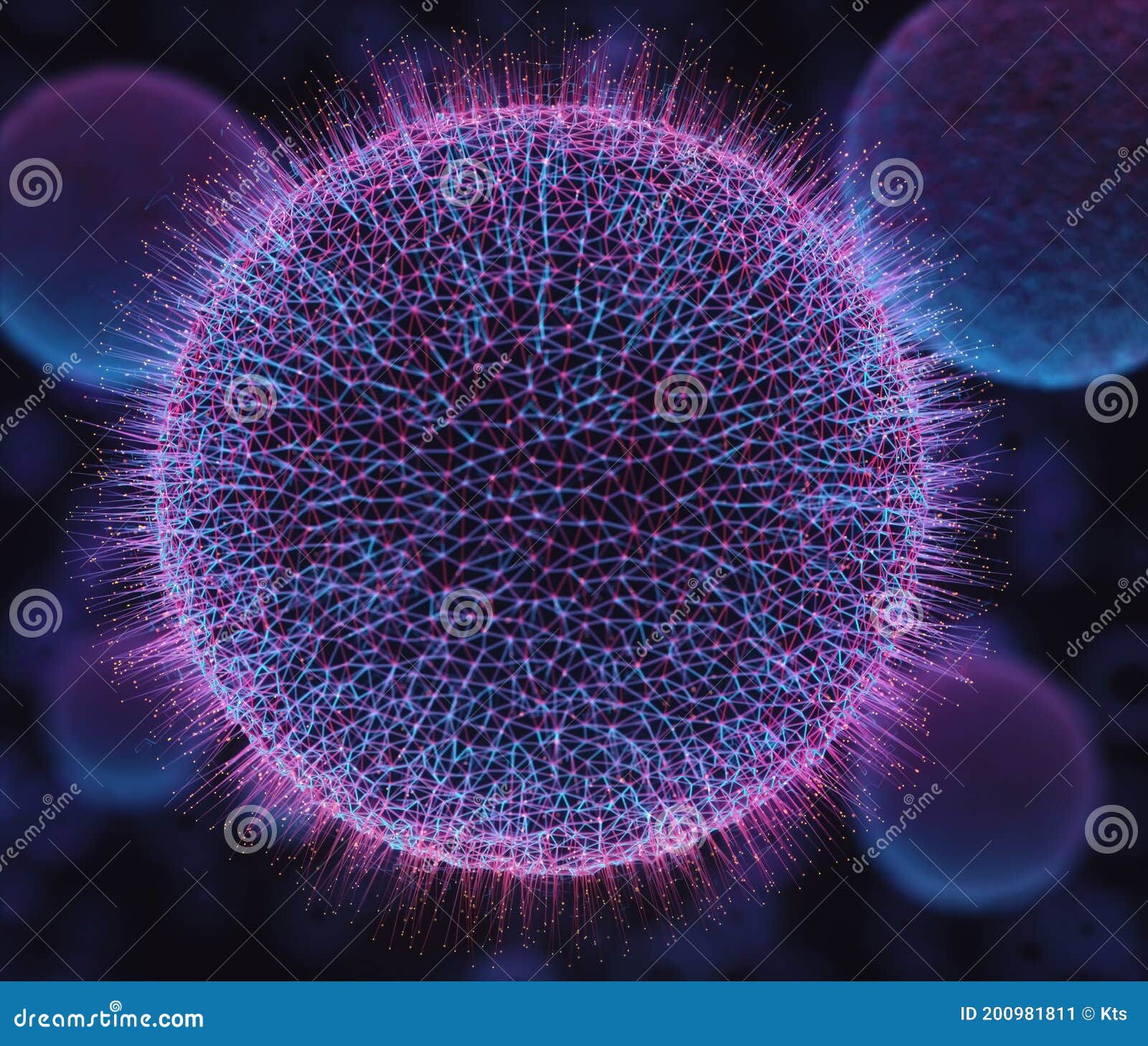 Molecular Science Biotechnology or Biotech Stock Illustration ...