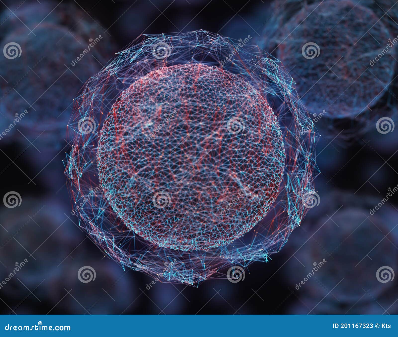 Molecular Science Biotechnology or Biotech Stock Illustration ...