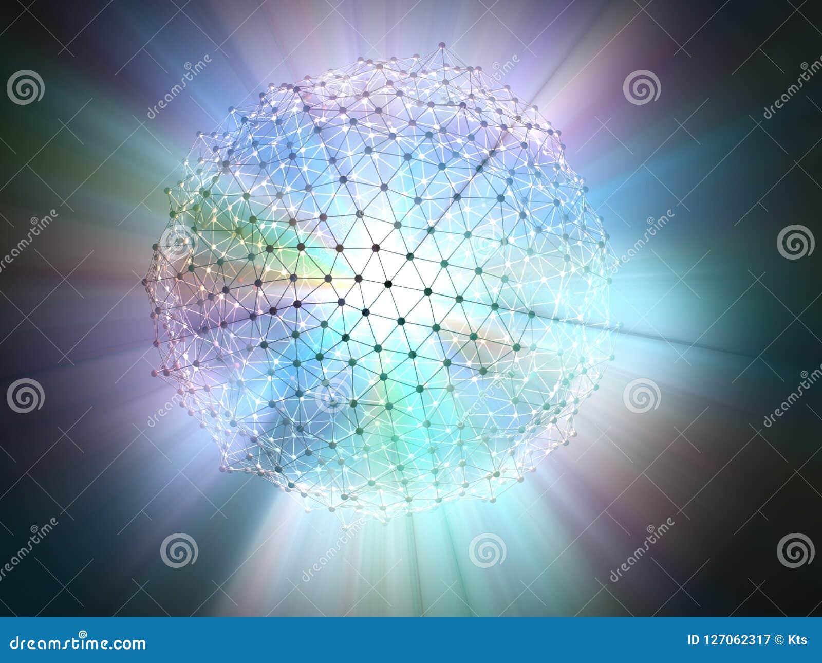 Molecular Science Technology Concept Stock Illustration - Illustration ...