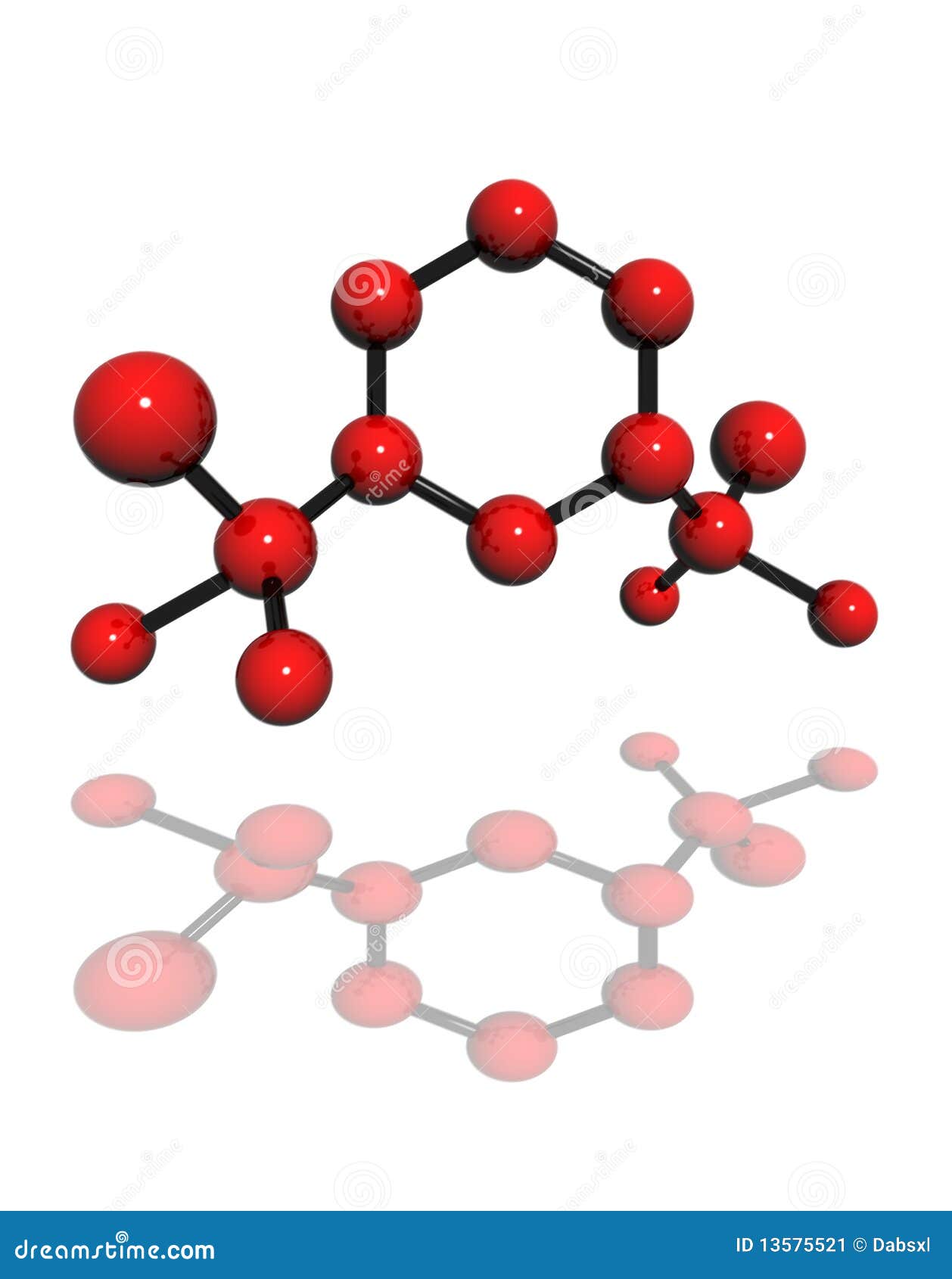 Molecular Structure stock illustration. Illustration of molecule - 13575521