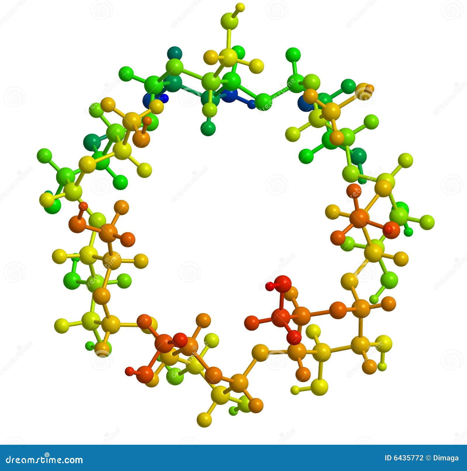 Molecular Structure Royalty-Free Stock Image | CartoonDealer.com #6435772