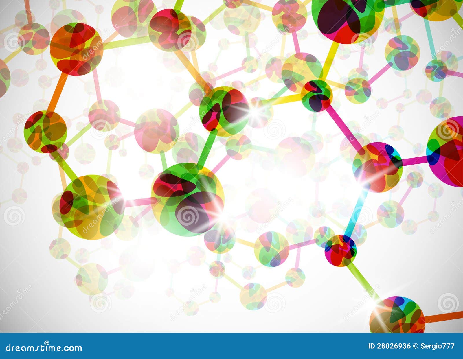 Molecular Structure, Abstract Background Stock Vector - Illustration of ...