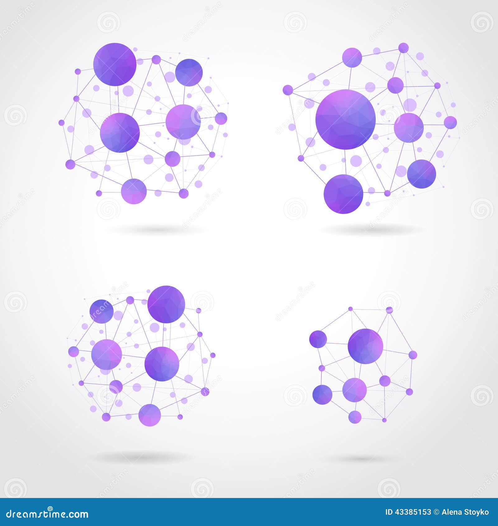 Molecular structure stock vector. Illustration of formula - 43385153