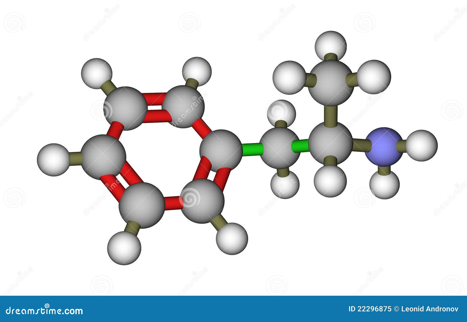 Molecular Structure of Amphetamine Stock Illustration - Illustration of ...