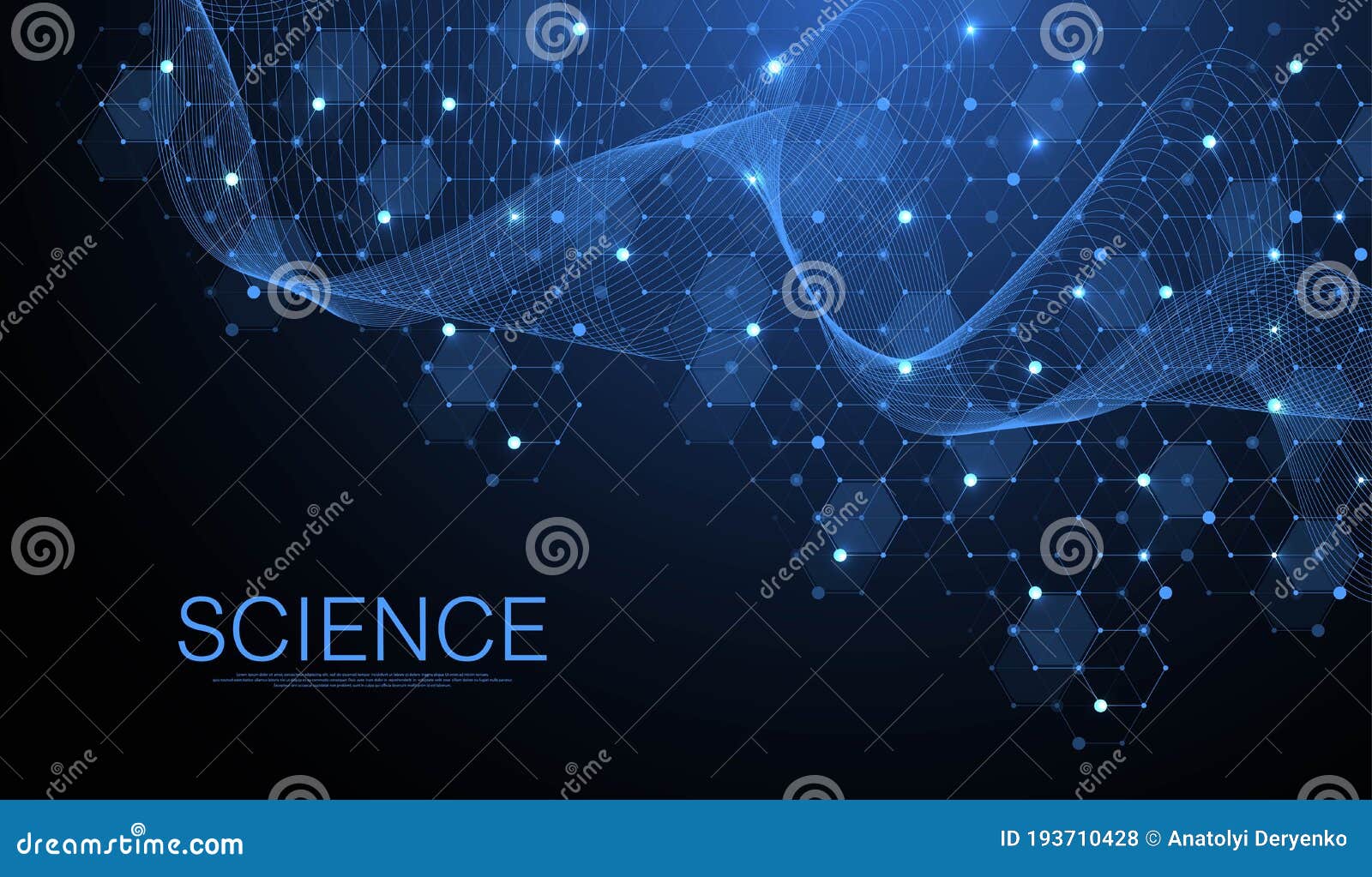 Molecular Structure Background. Science Template Wallpaper or Banner ...