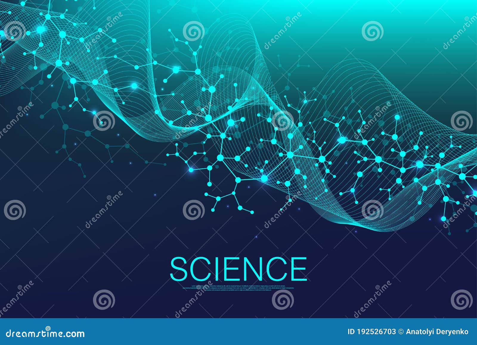 Molecular Structure Background. Science Template Wallpaper or Banner ...