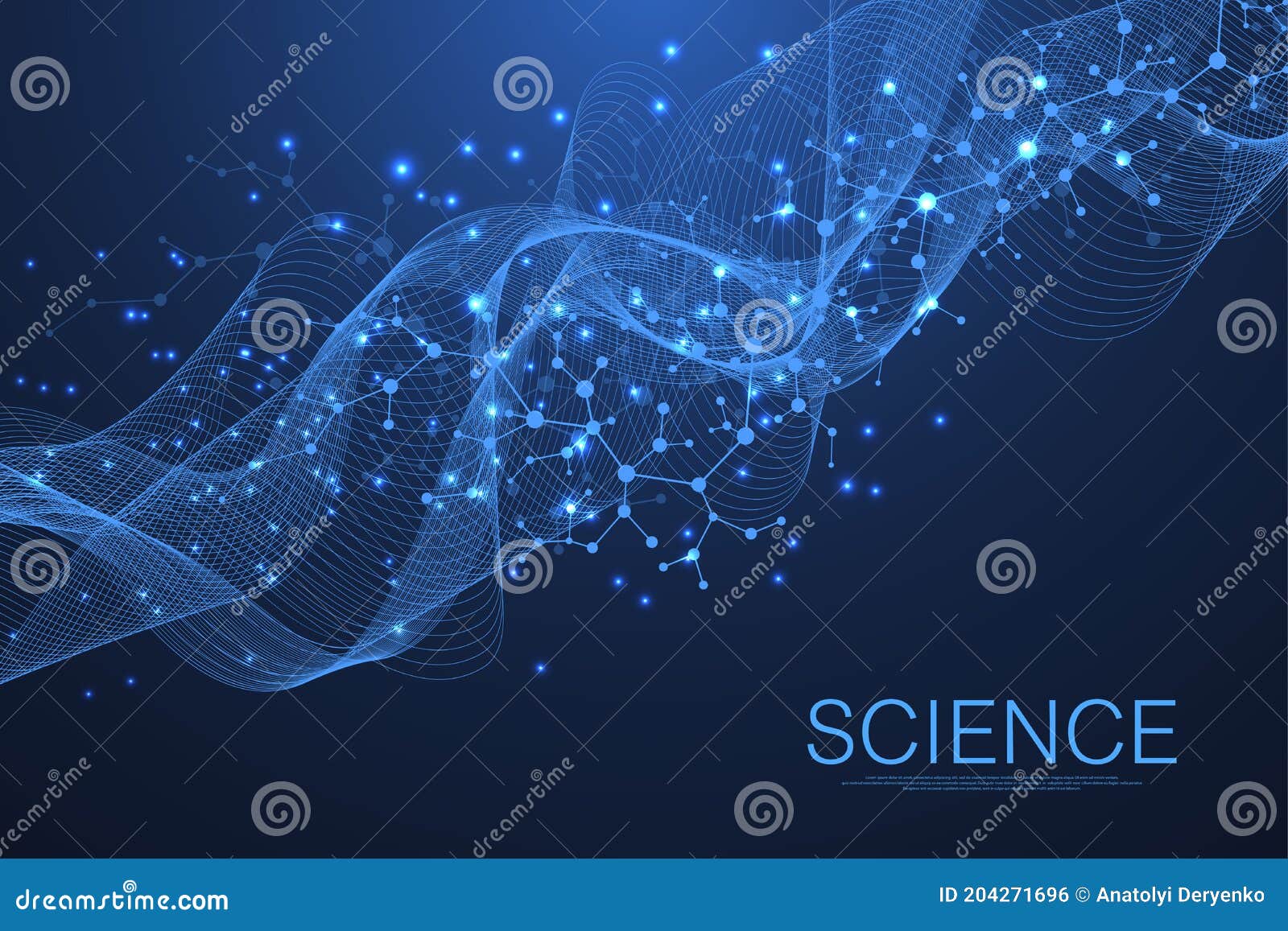 Molecular Structure Background. Science Template Wallpaper or Banner ...