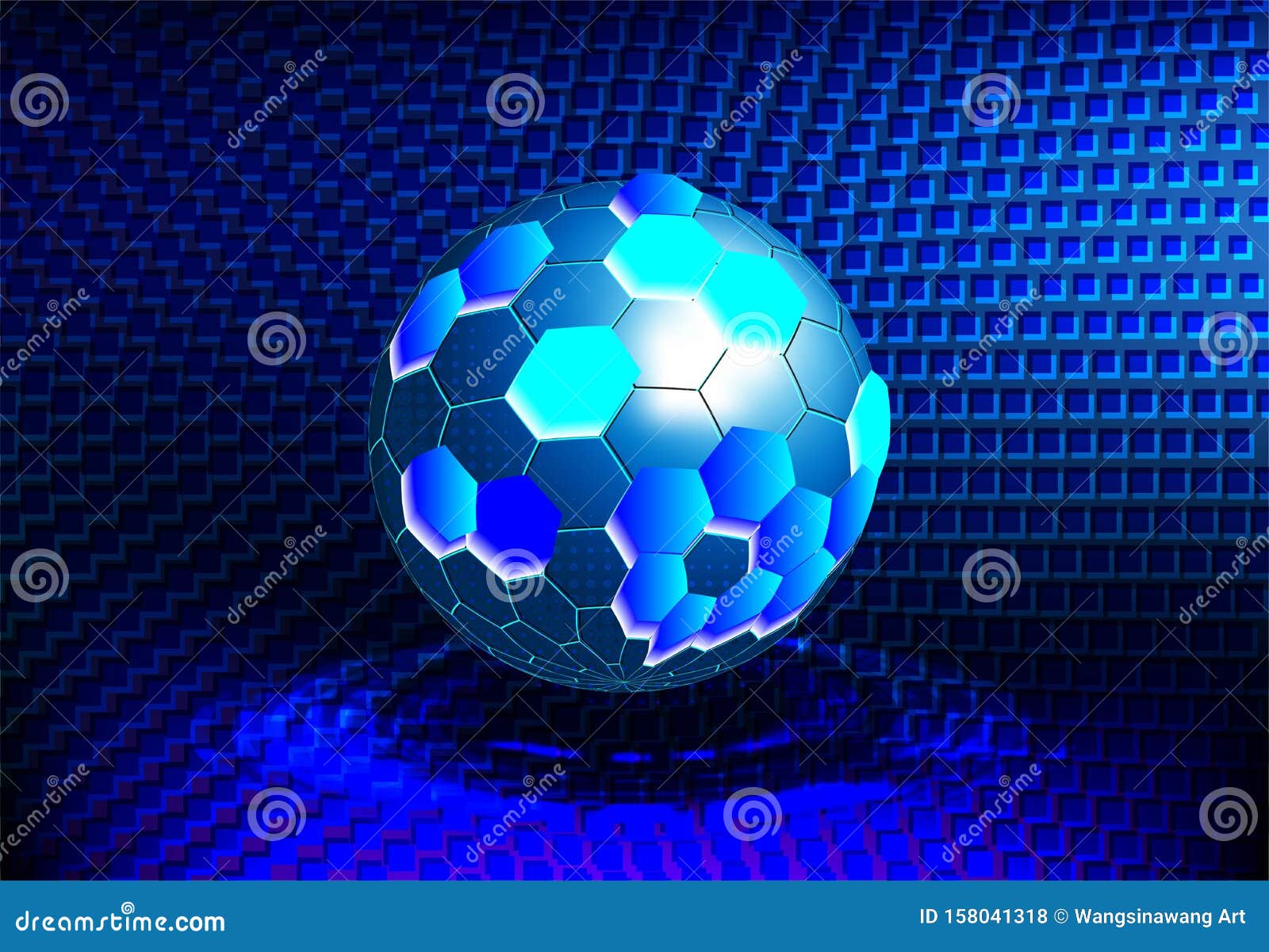 .Molecular Structure, Ball Tech, Technology Background, Vector ...