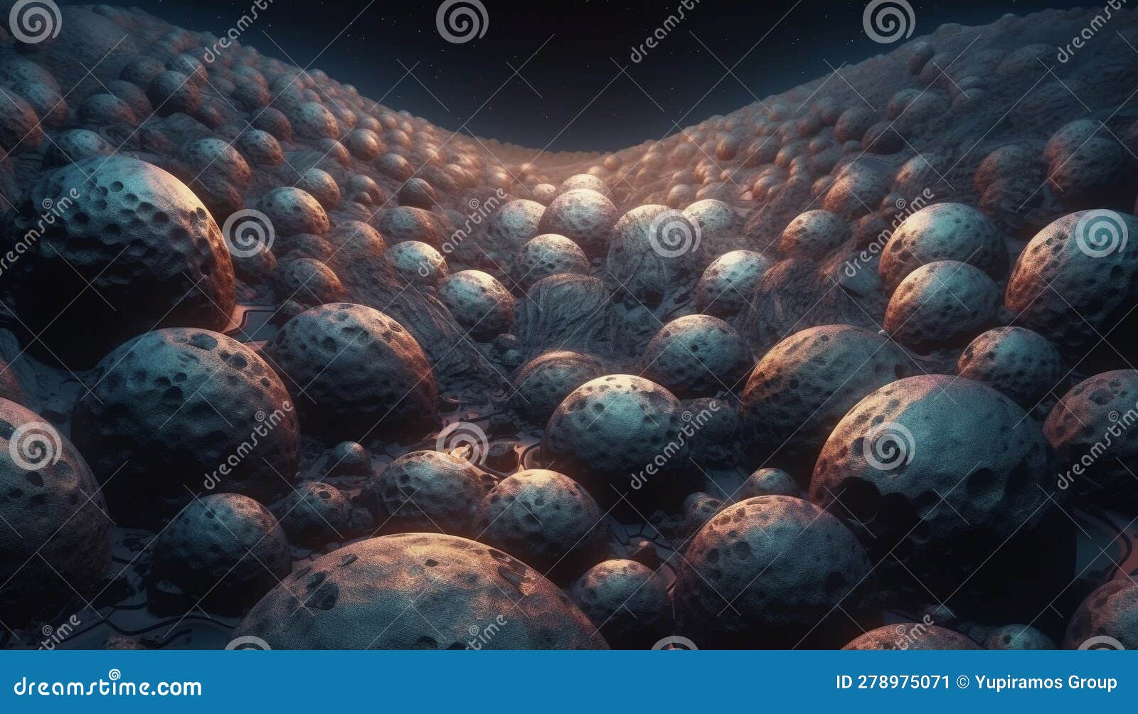 Molecular Structure of Cancer Cell Magnified at High Scale ...