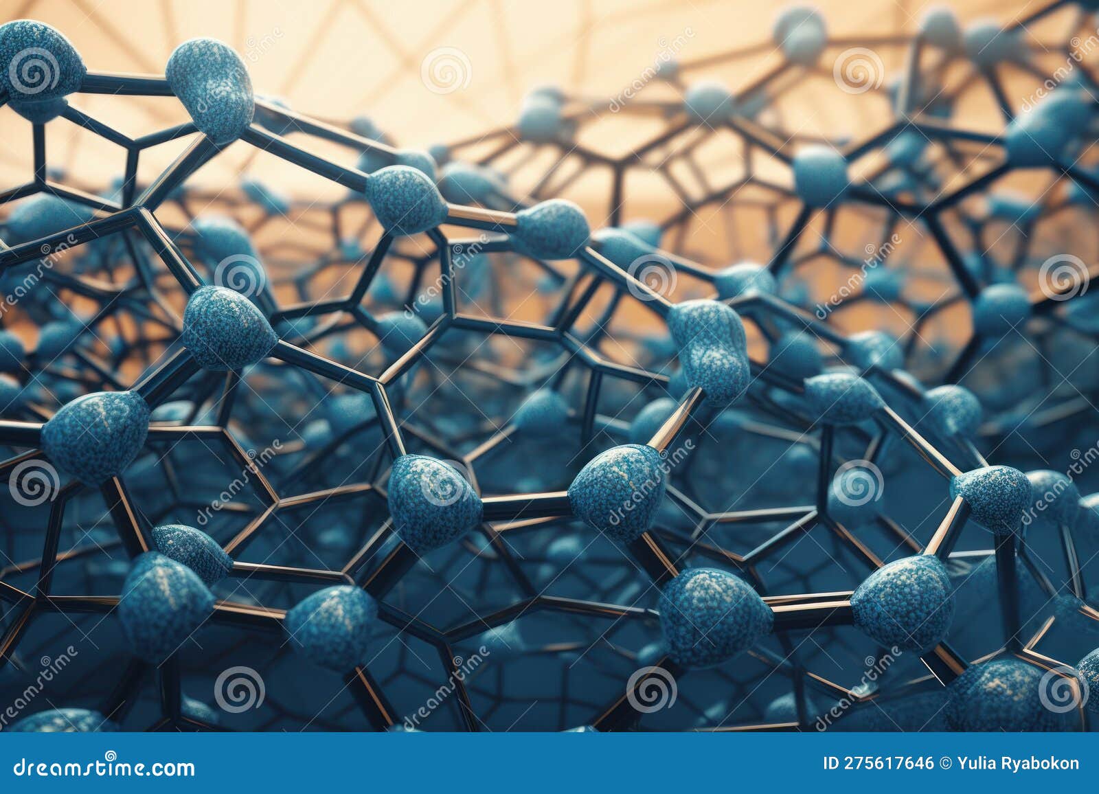 Molecular Structure Cell. Generate Ai Stock Illustration - Illustration ...